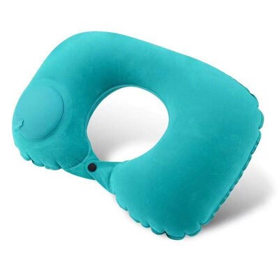 Portable Travel Pillow Neck Support U-Shaped Inflatable Pill