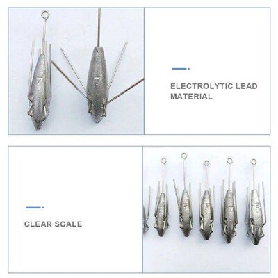 Fishing Sinker Weights Long Tail Fishing Sinkers