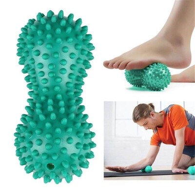 Foot Massage Roller Peanut Double Lacrosse Spiky Ball Myofas