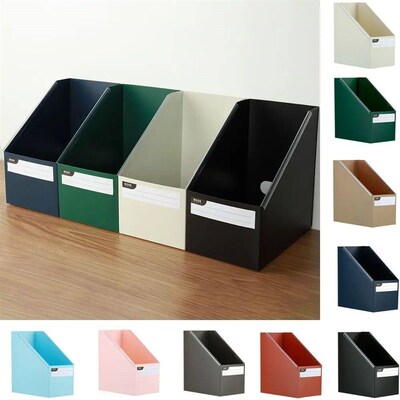 Plastic Foldable Book Storage Box Simple Large Capacity Wate