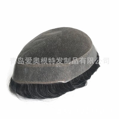 Manufacturer Direct Sales Mens Hair Wig D7-5 Full-hand Hook