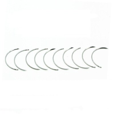 10 suture needles for veterinary surgery, surgical sutures,
