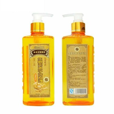300ml Ginger Shampoo Anti-hair Loss Baldness And Dandruff Ef