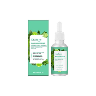 ORALHOE Oral Cleaning Drops - Gentle Teeth Cleaning, Fresh B