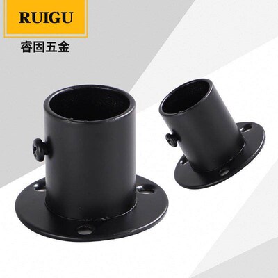 Stainless Steel Black Flange Seat Round Head Seat High Foot