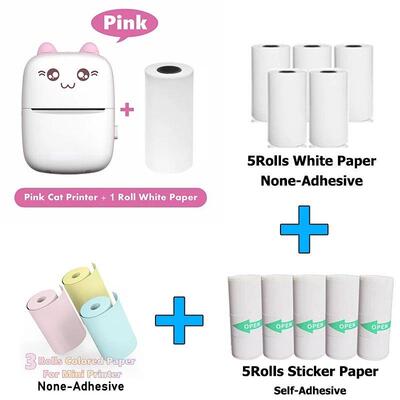 Mini Pocket Printer Mini er Printer Portable for Printer wit
