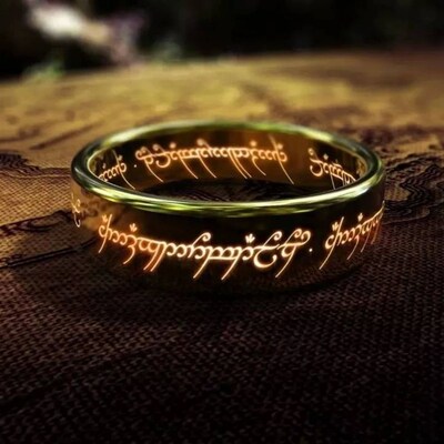 Lord Of The Finger Rings Movie Ring the same ring inside and