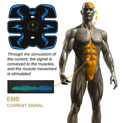 Smart EMS Wireless Muscle Stimulator Fitness Trainer Abdomin