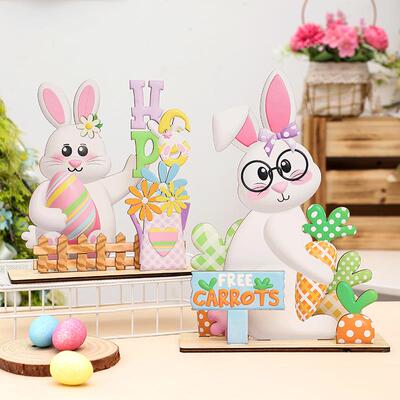 Easter Decorations Diy Multi-layer Resurrection Rabbit Resur