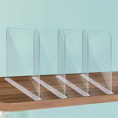 Acrylic Closet Shelf Home Use Sturdy Multifunction