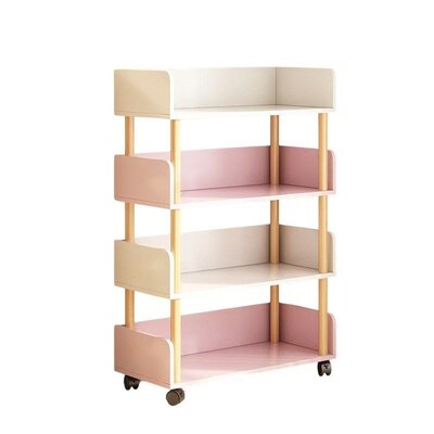 Simple bookshelf storag floor household multi-shelf bookcase