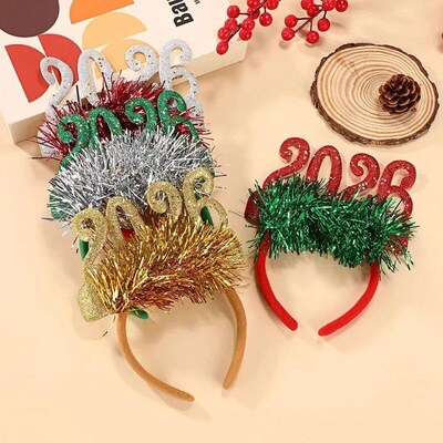 2026 Christmas Headband Decoration Creative Headband Christm