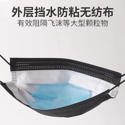 100pcs Facemasks Disposable face mask 3ply Earloop masks
