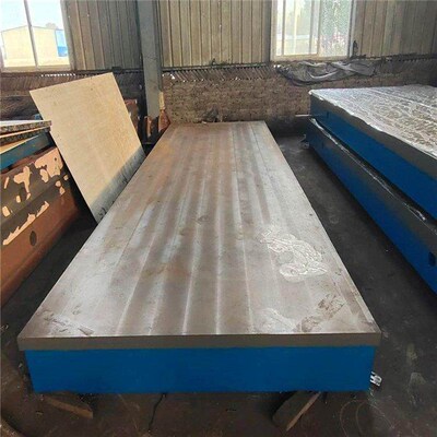 Cast iron platform T-groove Welding flat spot fitter