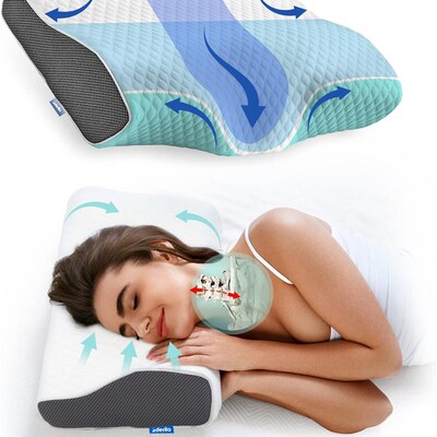 Cervical Anti Snore Pillows for Sleeping Neck Pain Relief 枕