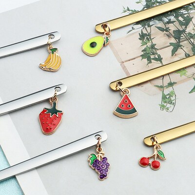 New Cute Fruit Pendant Dessert Coffee Tea Spoons Mixing Stir
