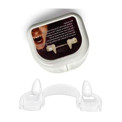 Halloween Retractable Fangs Masquerade Props Vampire Teeth