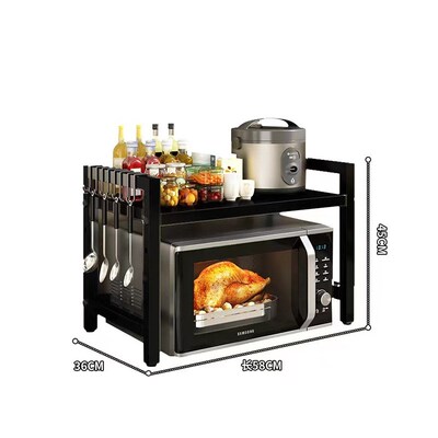 Household microwave oven storage rack seasoning rack counter