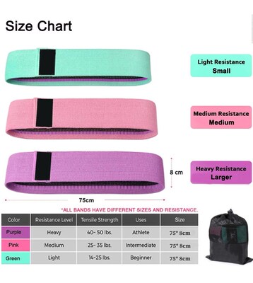 Hip Yoga Resistance bands Fitness band Exercise equipment 20