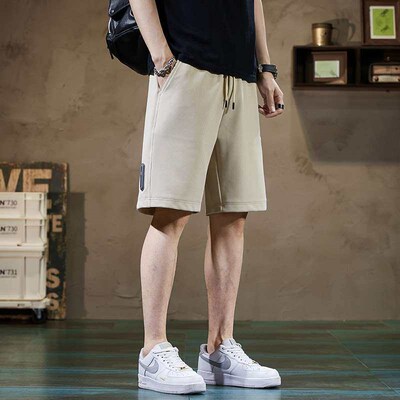 Waffle Heavy Shorts Mens Summer Thin Five-point Loose Knitt