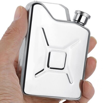5 oz Hip Flask with Funnel Portable Whisky Wine Pot Creative