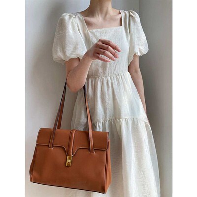 Deer western ollar puff sleeve dress women summer high waist