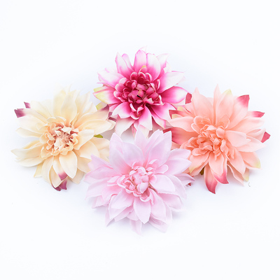 5/10 Pieces Cheap Fake Gerbera Heads Flower Wall Wedding Car