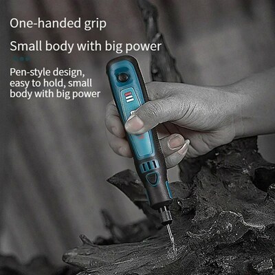3.6V Mini Drill Engraver Rechargeable Micro Rotary Tool Elec