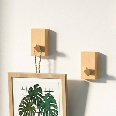 Nordic Solid Wood Ins Creative Porch Wall Hanging Wooden for