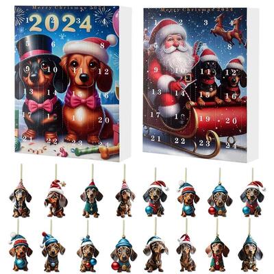 2024 Christmas Vacation Advent Calendar Dachshunds 24 Day Fu