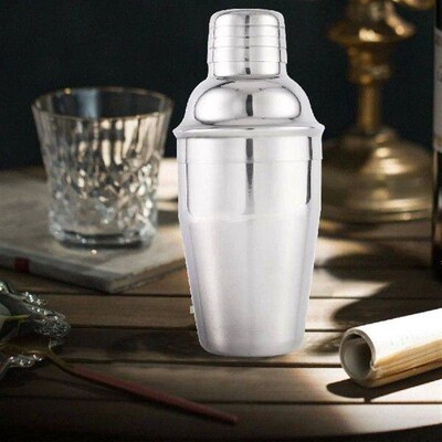 5Pcs Stainless Steel Cocktail Shaker Mixer Wine Martini