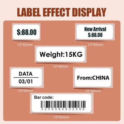 New Color Paper For Niimbot D110 Portable Label Printer Ther