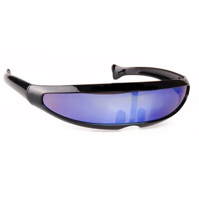 Futuristic Narrow Cyclops Visor Sunglasses Laser Eyeglasses