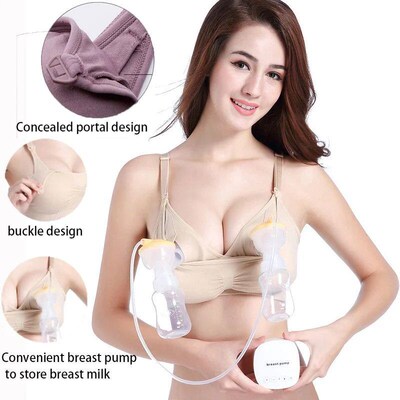 Hand Free Pumping Nursing Bra Breastfeeding Maternity Bras W