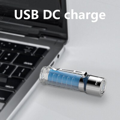 Mini Flashlight Rechargeable Portable LED Keychain Light