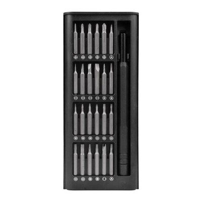 25 In 1 Screwdriver Kit Magnetic Bits Phillips Torx Hex Prec