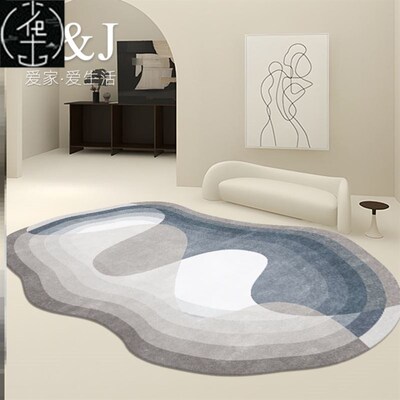 Living room rug shaped sofa bedroom floor mat carpet 地毯