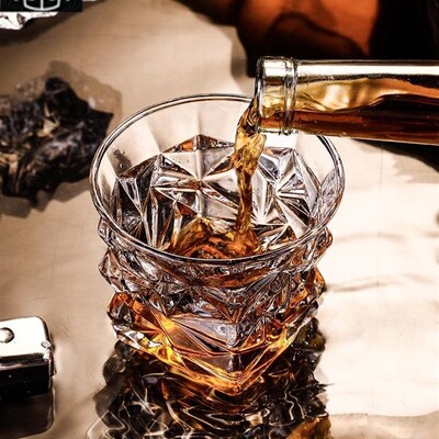 lead-free wine whiskey glass home beer glass cup set europea