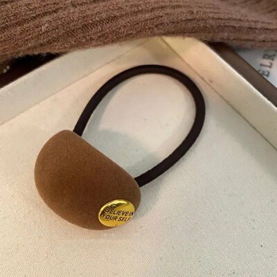 Velvet Round Hair Tie HighClass Ponytail Holder Durable Elas