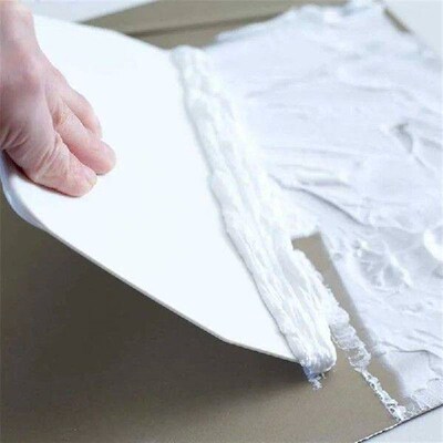 2PCS Dough Scrapers Cream Multipurpose Smooth Cake Spatula