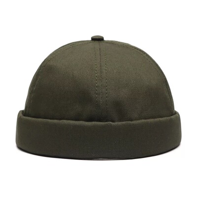 Unisex Docker Sailor Biker Cap Men Adjustable Casual Brimles