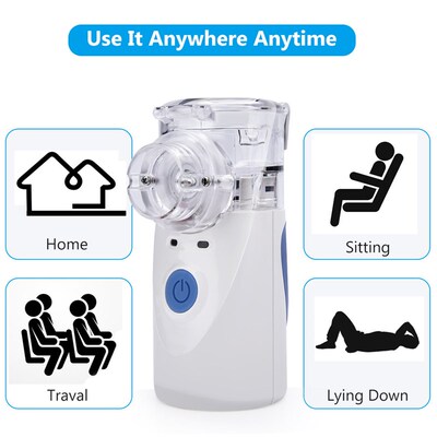 Portable Nebulizer Machine Medical Atomizer Nebuliser Inhala