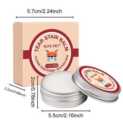 30g Pet Eye Cleaner Cream Natural Tear Stain Remover  Eye St