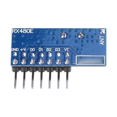 Pack of 5pcs RX480-E 433mhz Super Heterodyne Receiver