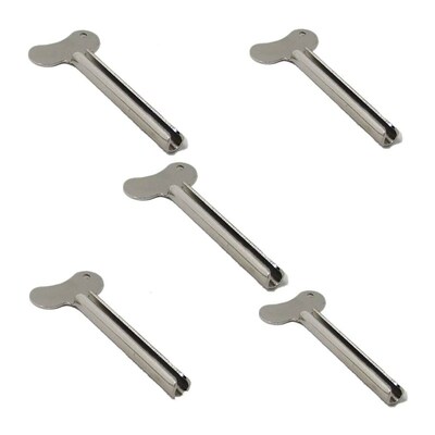 5PC Toothpaste Tube Squeezer Metal Stainless Steel Clamp Too
