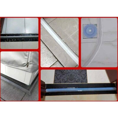 Bathroom Water Stopper Water Retaining Bendable Strip Dry &W