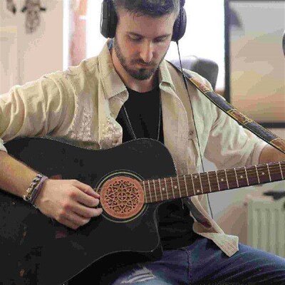 Guitar Sound Hole Cover Acoustic Soundhole Insert Round