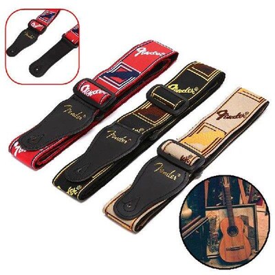 1Pc 70cm-145cm Universal Guitar Strap Adjustable Nylon