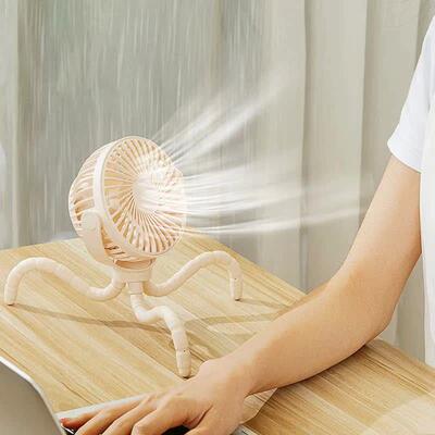Stroller Fan Handheld Portable USB Electric Rechargeable Oct