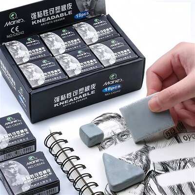 5Pcs Kneaded Erasers Rubber Soft Eraser Kneadable Rubber mol